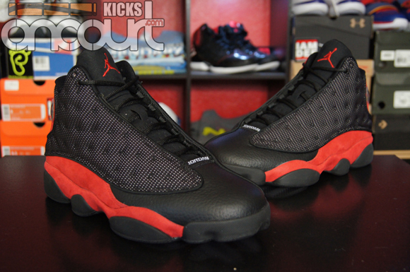 Air Jordan XIII (13) Retro Black/ Varsity Red - Up Close & Personal ...