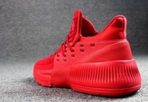 Photos of an Upcoming adidas D Lillard 3 - It's All Red - WearTesters