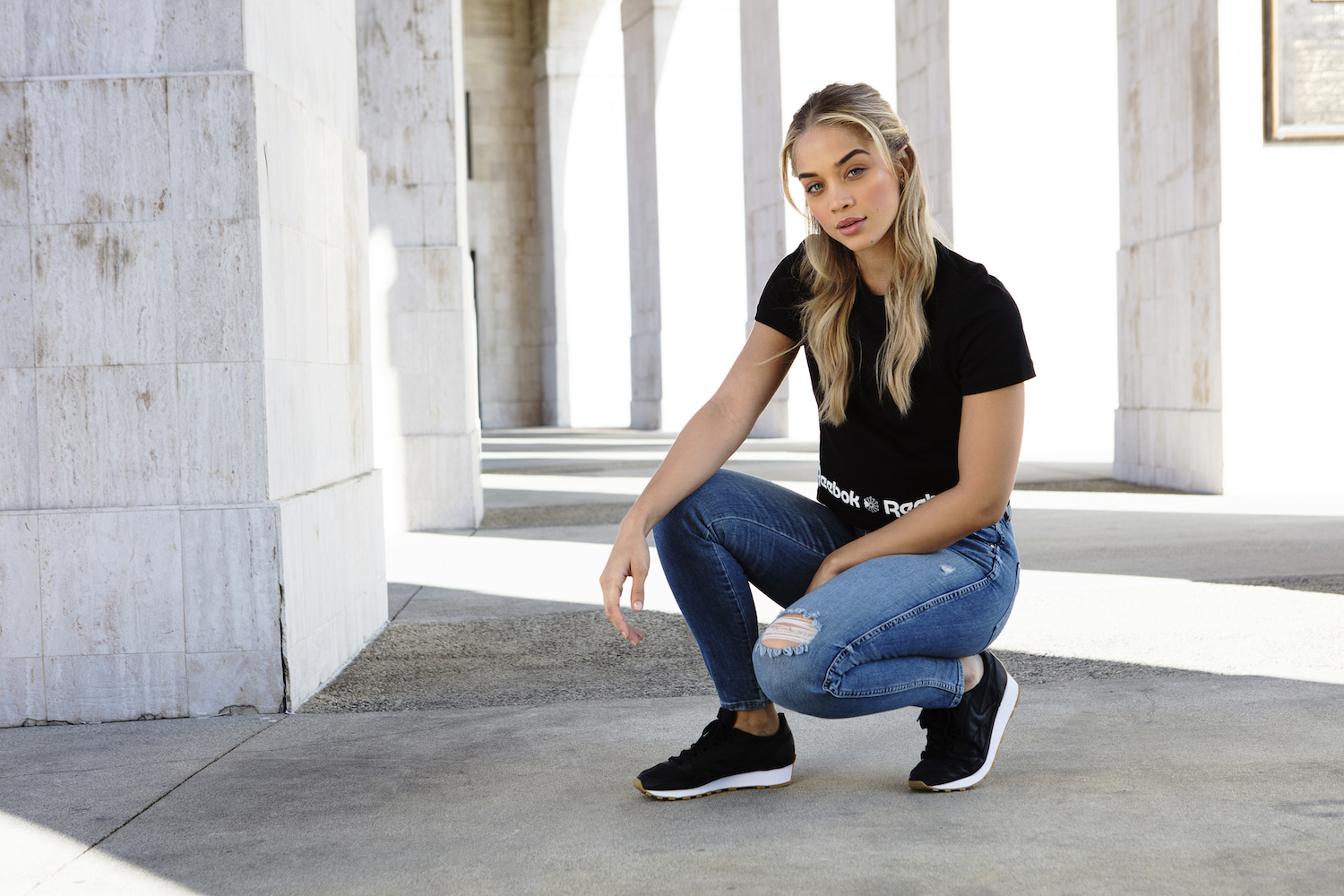 Jasmine Sanders Partners with Reebok and Lady Foot Locker for Fashion ...