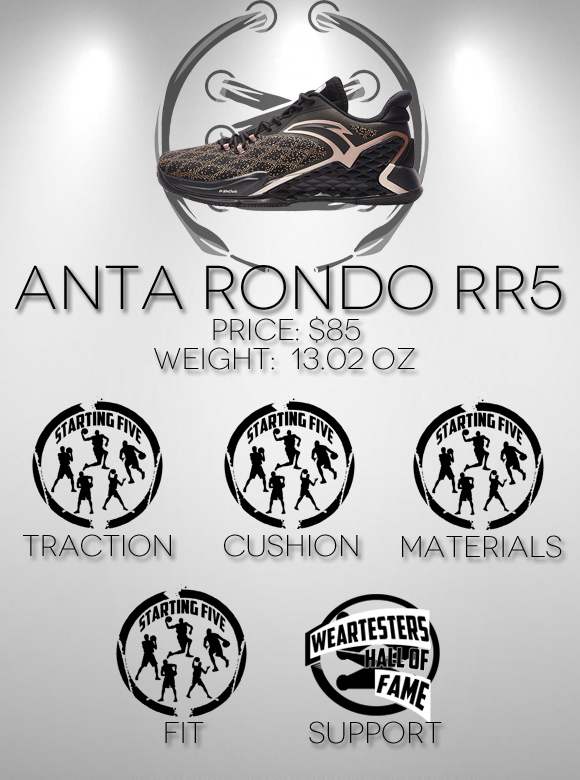 Anta Rondo RR5 Performance Review - WearTesters
