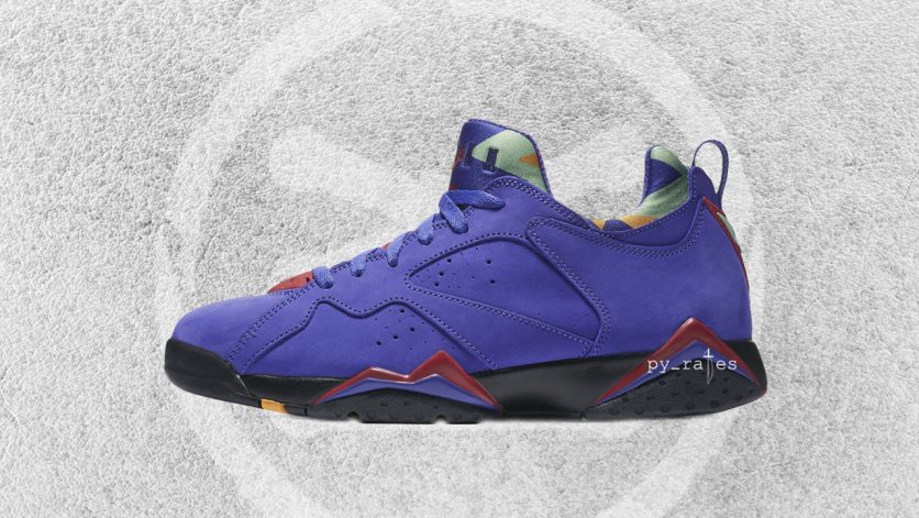 An Official Look at the Air Jordan 7 Low 'Bright Concord' - WearTesters