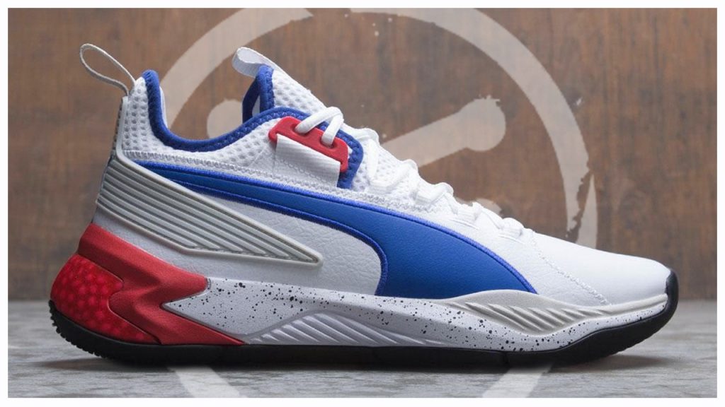 The Puma Uproar Appears in White/Red/Blue - WearTesters